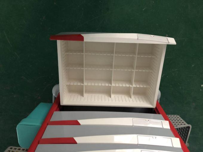 Mute Wheel ABS Hospital Medicine Trolley