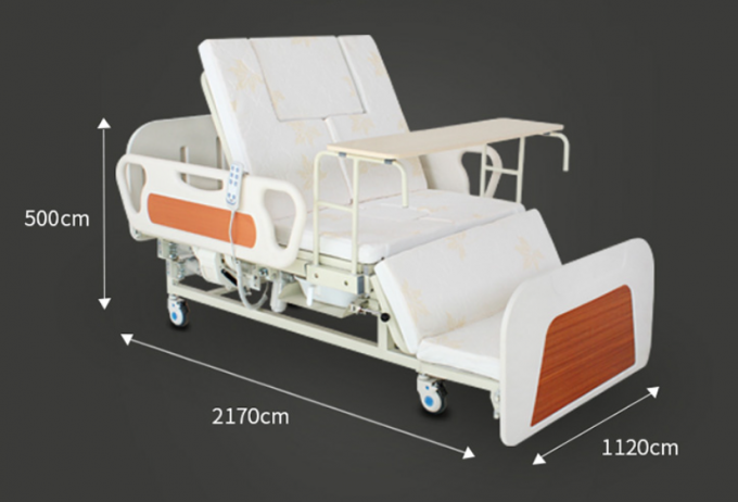 Medical Bed Back Adjustable Rotating Hospital Electric Nursing Bed For ...