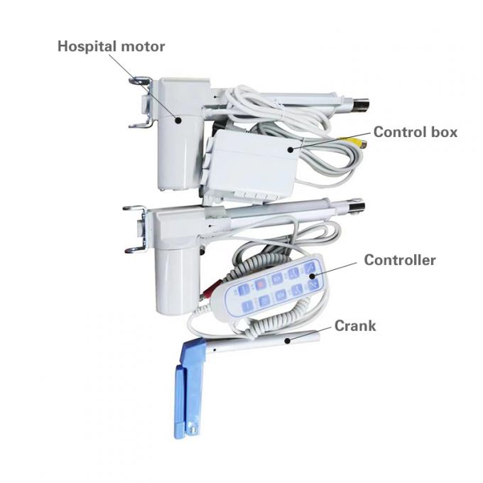 Electric Hospital Bed Actuator System With Control Box Hand Controller