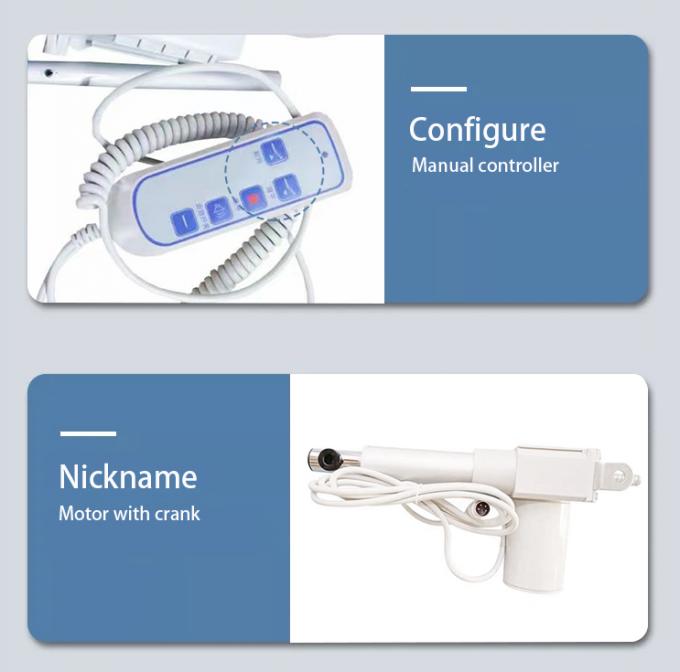 Electric Hospital Bed Actuator System With Control Box Hand Controller