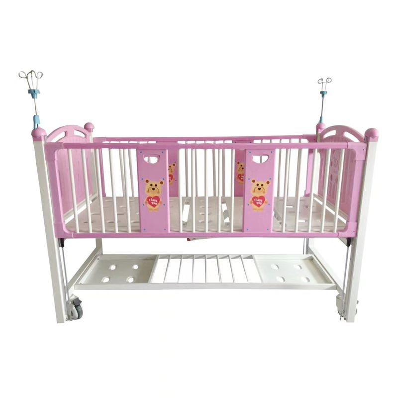 900mm Dual Use Multifunctional Obstetrics Hospital Baby Crib Blue And Pink