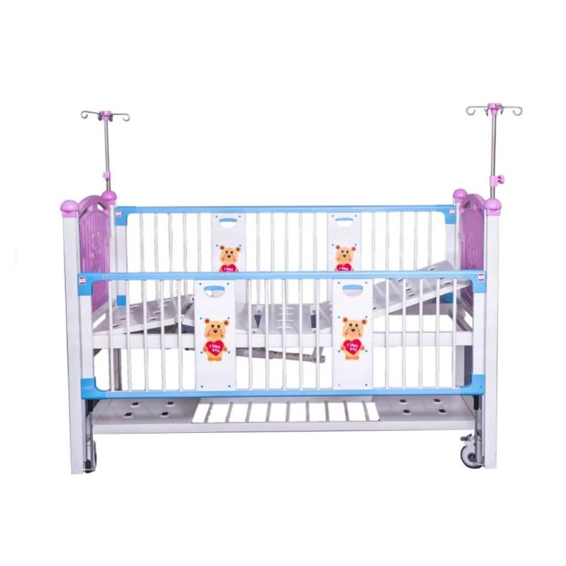 900mm Dual Use Multifunctional Obstetrics Hospital Baby Crib Blue And Pink
