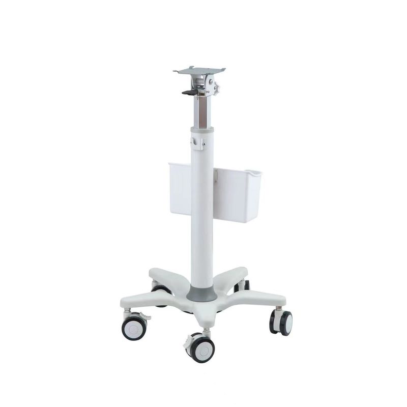 Monitor table trolley slent wheels computer workstation trolley