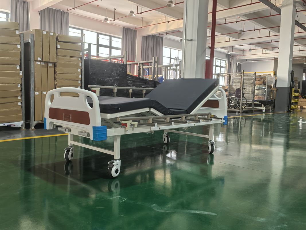 Two Function Manual Hospital Bed with Cold Rolled Steel Frame