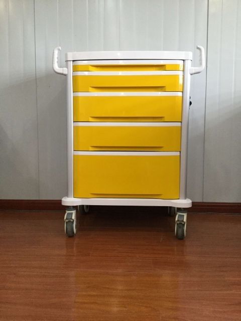 Mobile Emergency Medical Hospital Trolley Cart Drug Delivery Medication ...