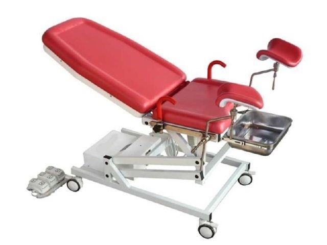 Electric obstetric bed gynecology special obstetric bed color pink