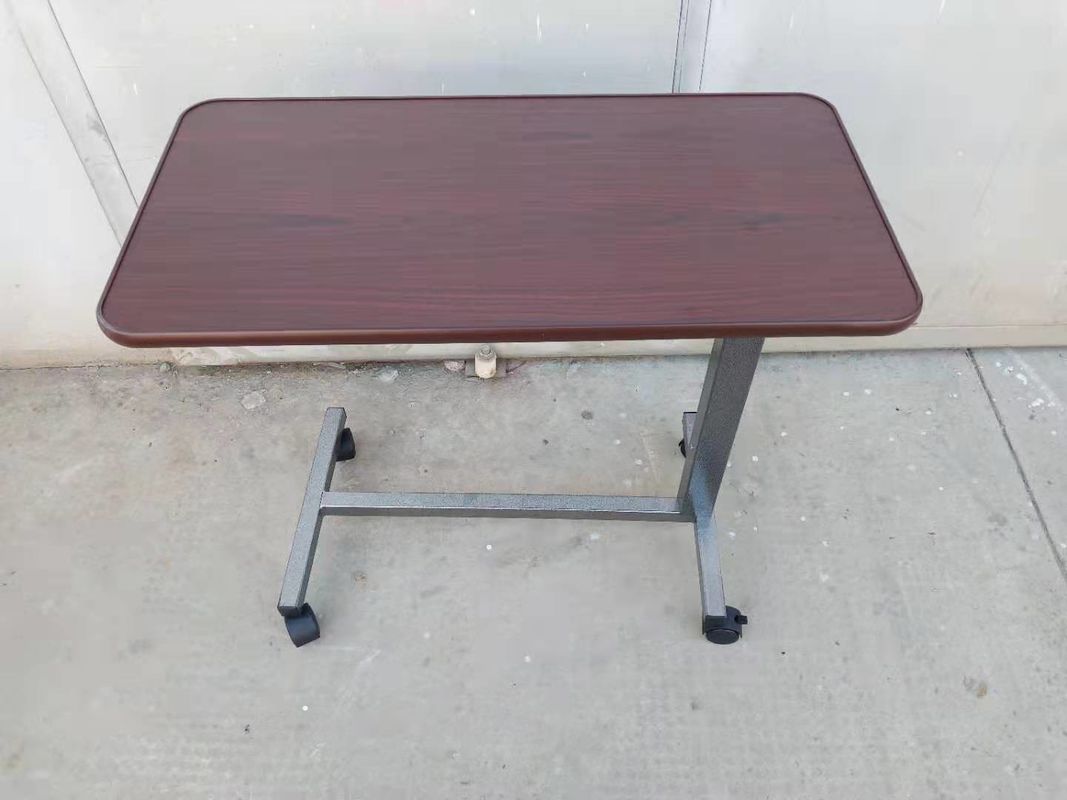 765X385mm Hospital Bed Tray Table Portable Over Bed Table Coil spring