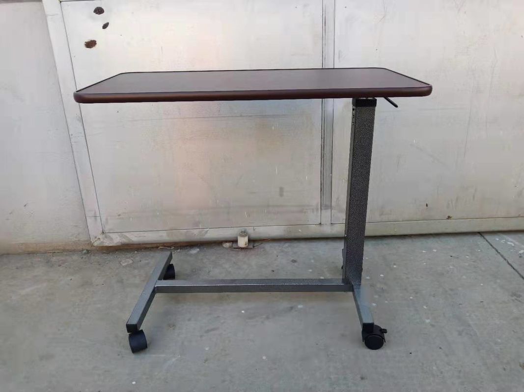 765X385mm Hospital Bed Tray Table Portable Over Bed Table Coil spring