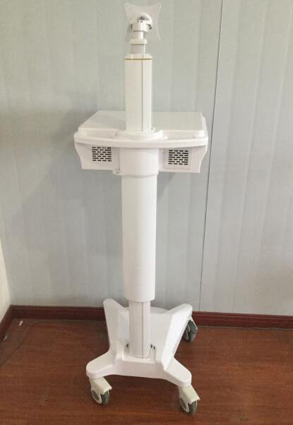 Hospital Laptop Computer Workstation Trolley With Electrically ...