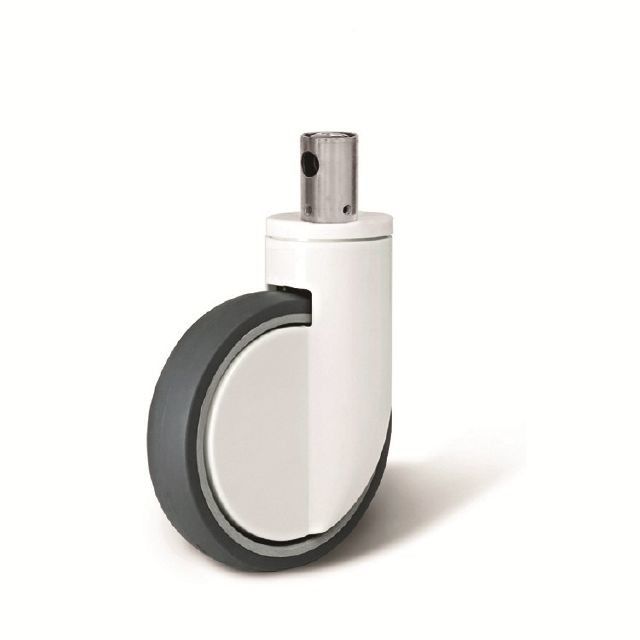 Single Piece 6 Inch Medical Caster For Hospital Bed And Equipment