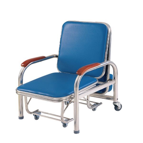 Stainless Steel Bedside Medical Infusion Chairs Attendant Accompany ...